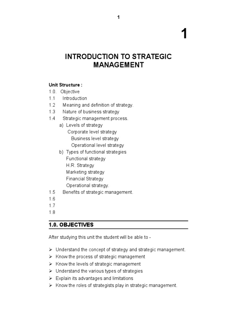 Strategic Management | PDF | Strategic Management | Mergers And ...
