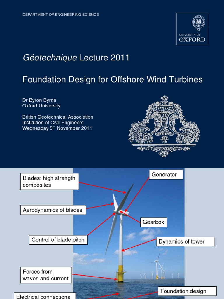 Offshore Wind Turbine Foundation Design | PDF | Wind Power | Offshore ...