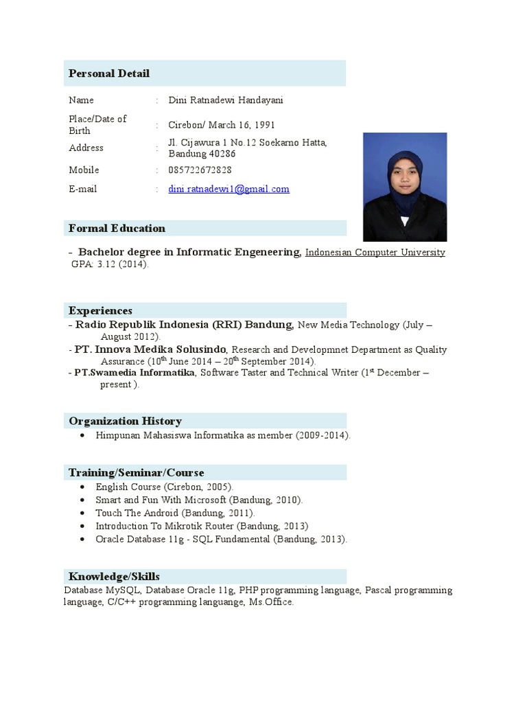 Informatics Engineering Graduate Profile | PDF | Computers
