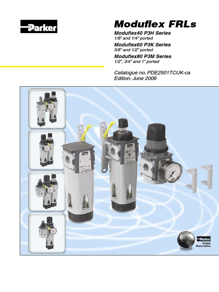 Moduflex Modular Air Preparation System Catalogue | PDF | Valve | Pressure