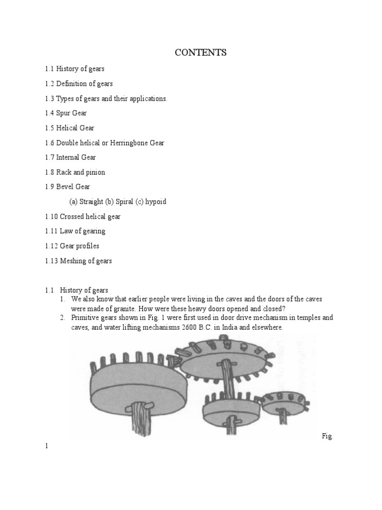Gear Notes 1 | PDF | Gear | Transmission (Mechanics)