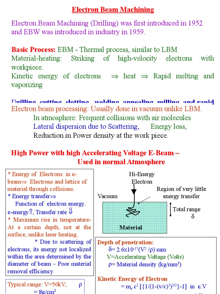 NTMP - Ebm | PDF | Electron | Welding