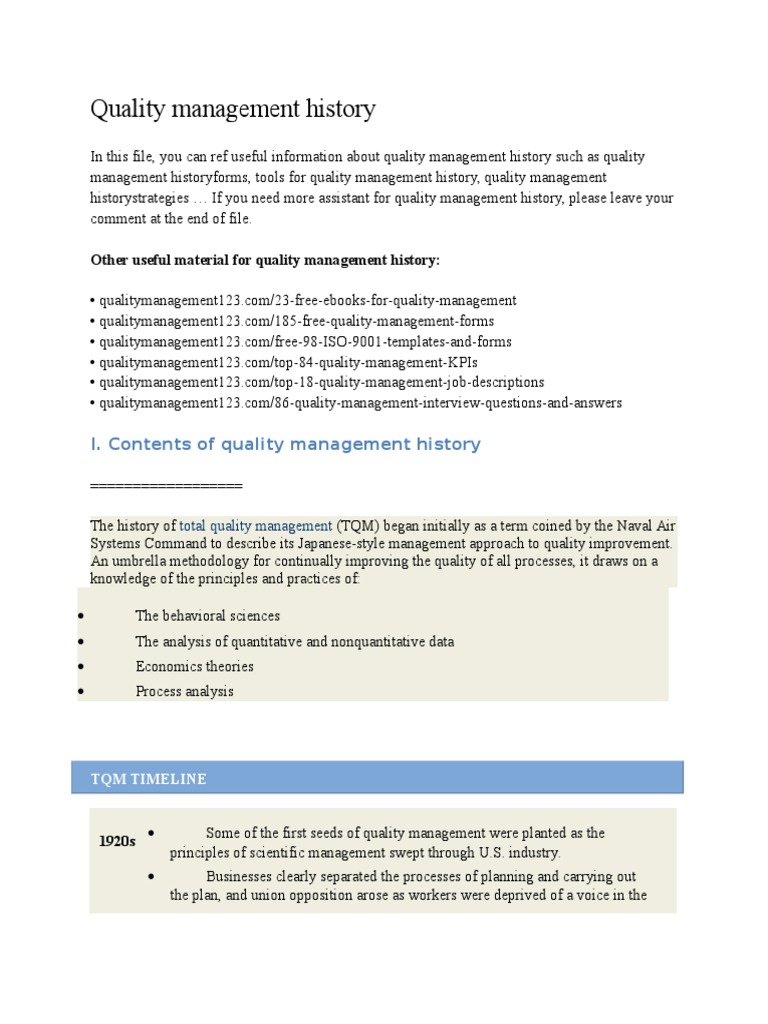 Quality Management History | PDF | Scatter Plot | Histogram