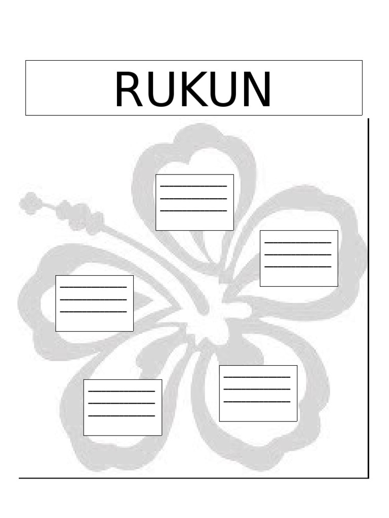 Abm Rukun Negara Bunga Raya | PDF
