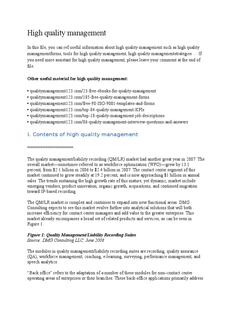 High Quality Management | PDF | Scatter Plot | Teaching Mathematics