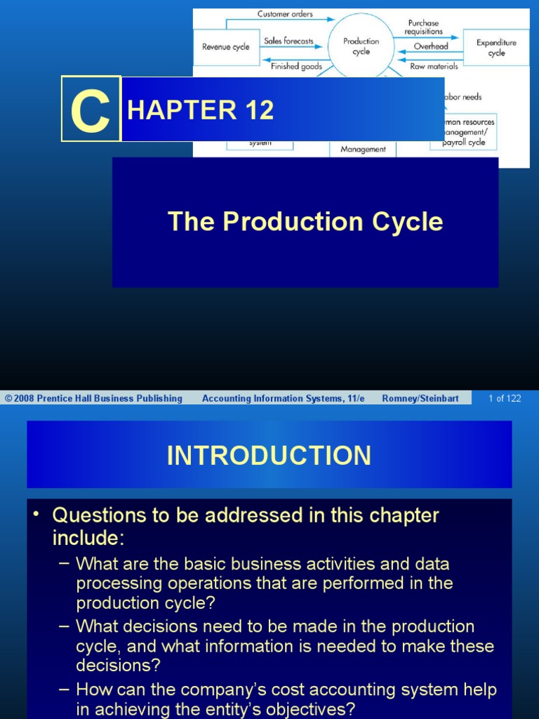 Chapter 12 Production Cycle Ais | PDF | Cost Accounting | Inventory