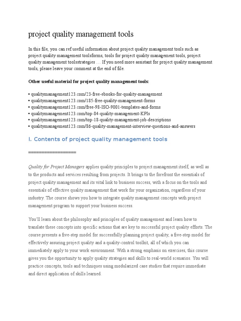 Project Quality Management Tools | PDF | Scatter Plot | Histogram