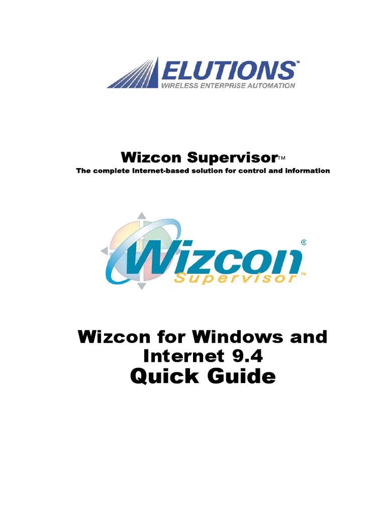 Wizcon Quick Guide | PDF | Login | Icon (Computing)