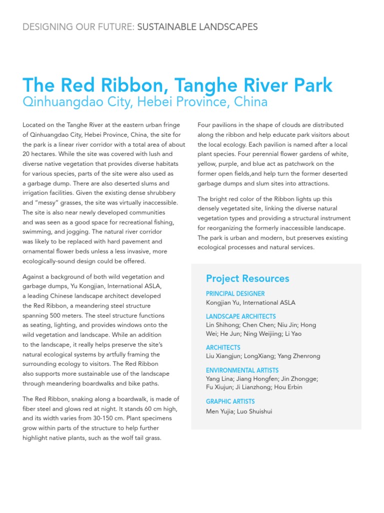 The Red Ribbon: A Meandering Steel Structure That Artfully Preserves ...