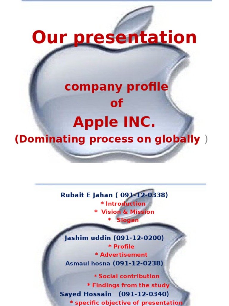 Apple INC. | PDF | Apple Inc. | Steve Jobs