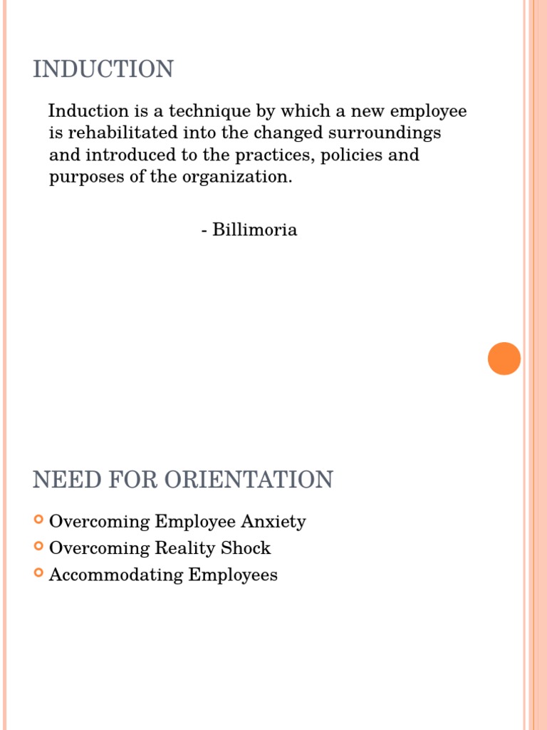 Induction Presentation Examples – HBPB