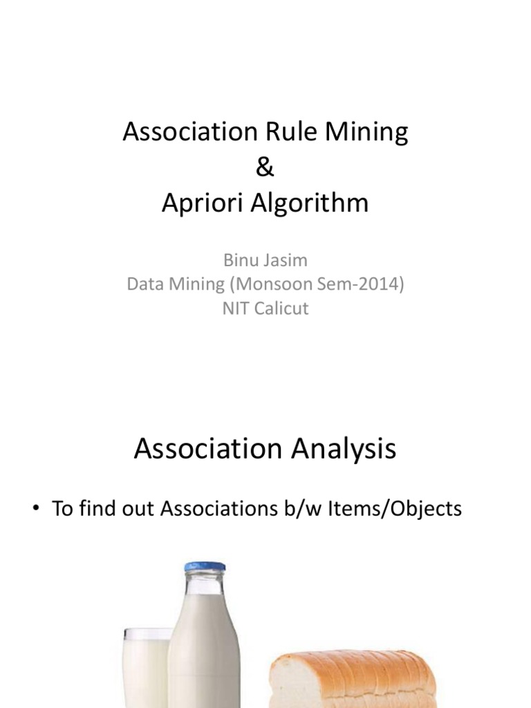 Association Rule Mining & Apriori Algorithm Explained | PDF | Applied Mathematics | Algorithms