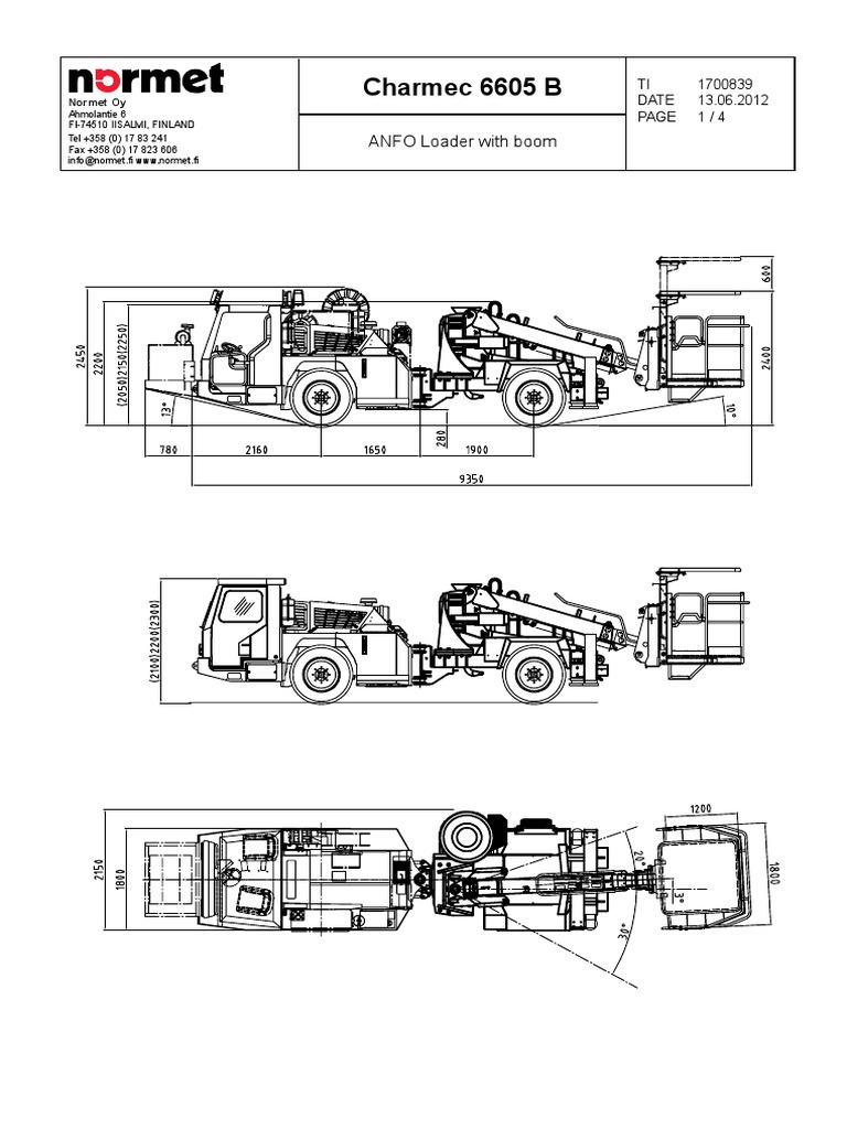 Charmec 6605 B 17008398 | Download Free PDF | Loader (Equipment) | Steering