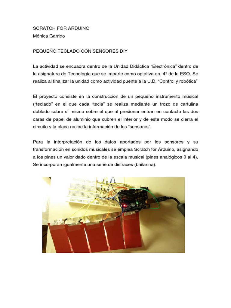 Piano Scratch For Arduino | PDF