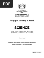 Year 8 Science Exam Practice Questions 2016 | Chemical Substances ...