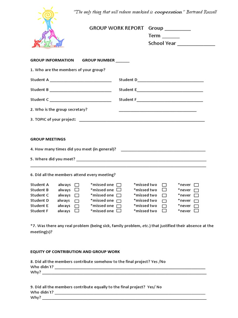 Group Work Report | PDF