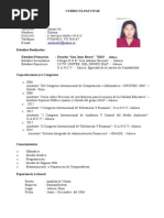 Curriculum Vitae Sandra | PDF