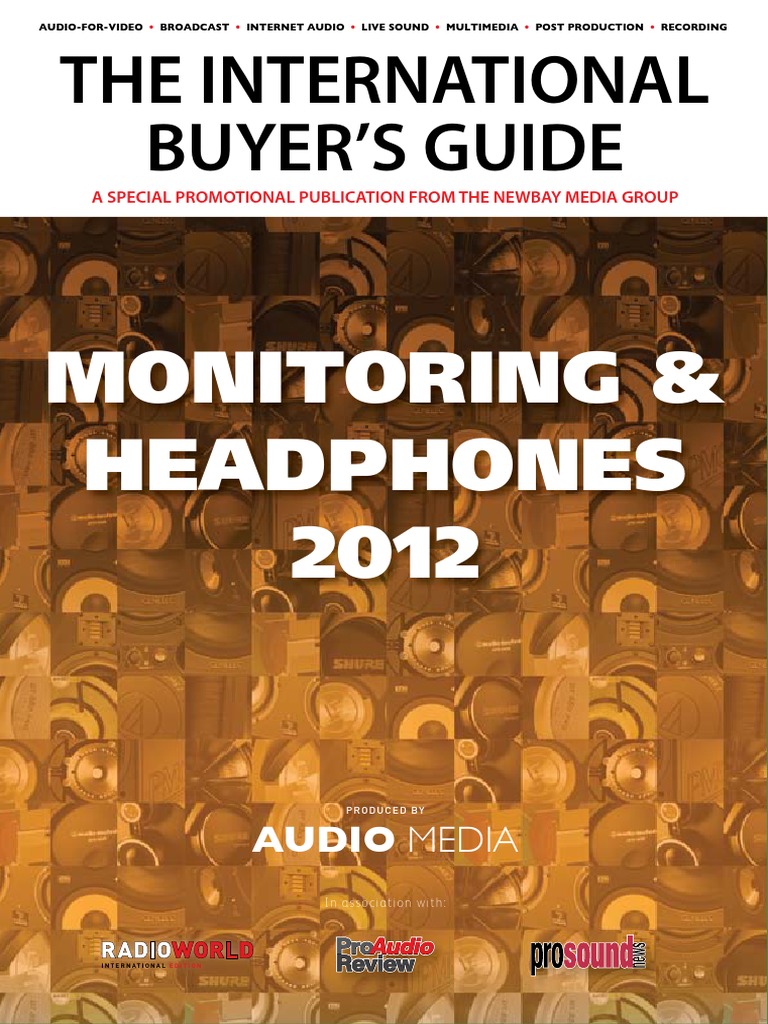 Am Monitors Headphones12 | PDF | Loudspeaker | Sound Recording And ...