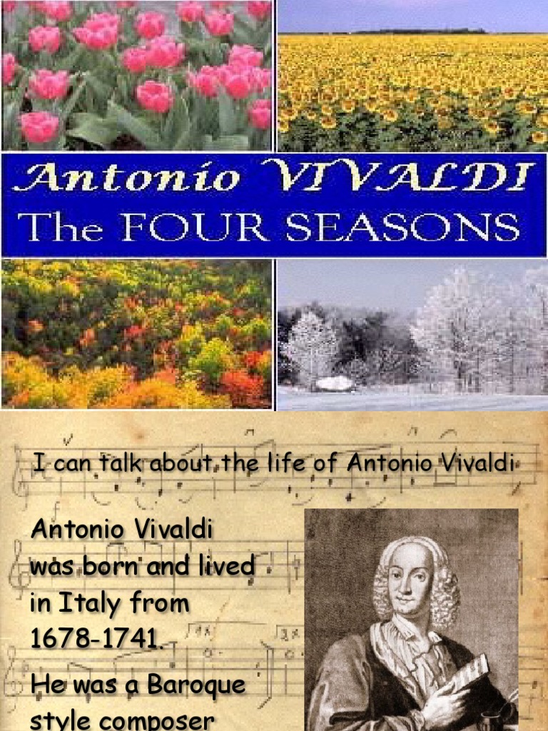 Vivaldi's Four Seasons Presentation | PDF | String Instruments ...