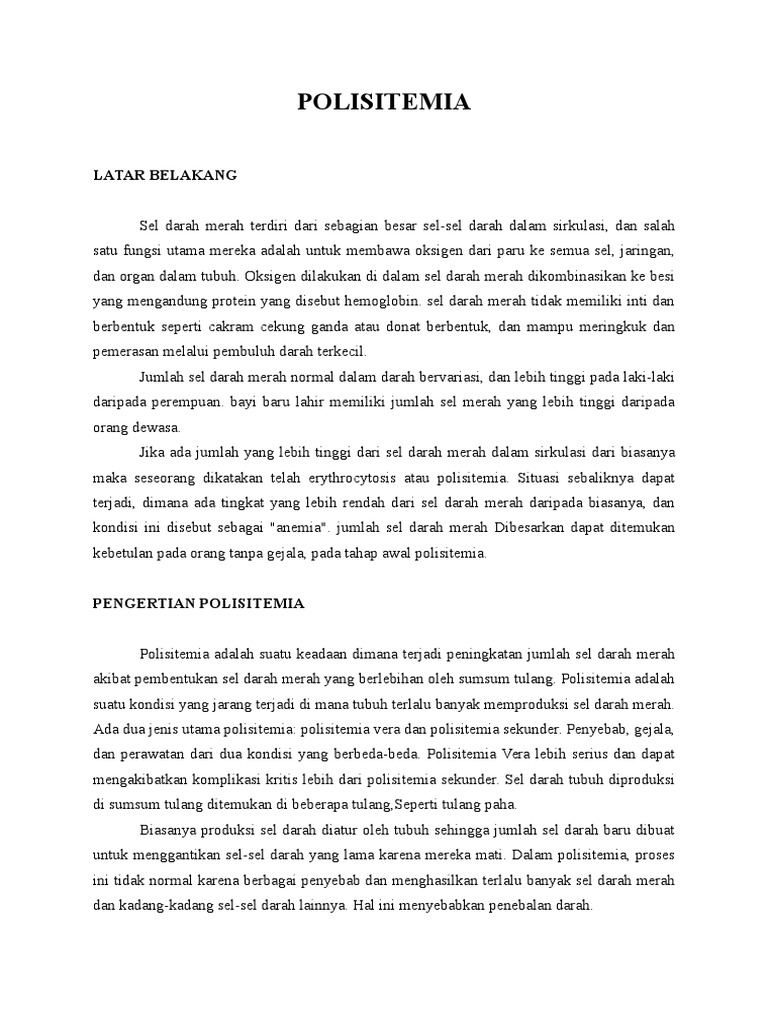 POLISITEMIA | PDF