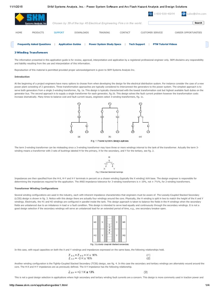 SKM Systems Analysis - Three Winding Transformer Application Guide ...