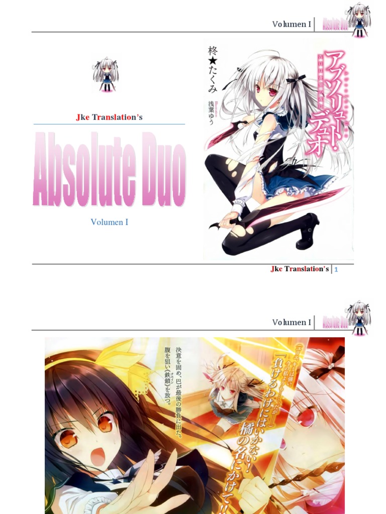 Absolute Duo Volumen 01 | PDF | Espada | Lucifer