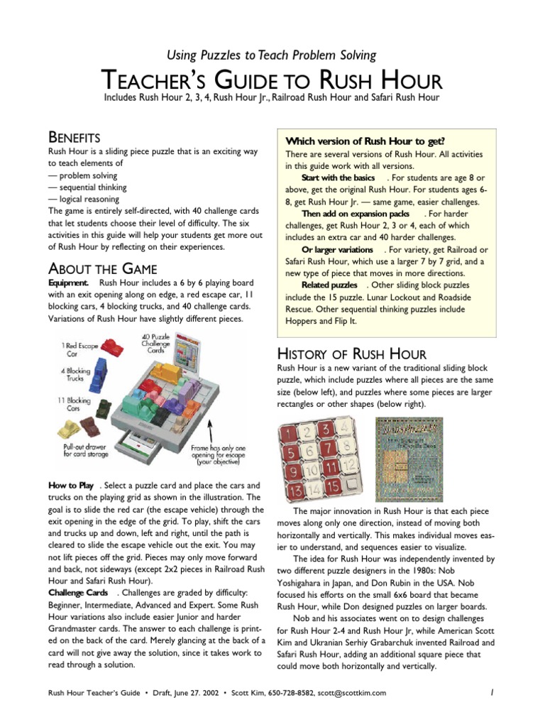 Rush Hour Guide | PDF | Leisure