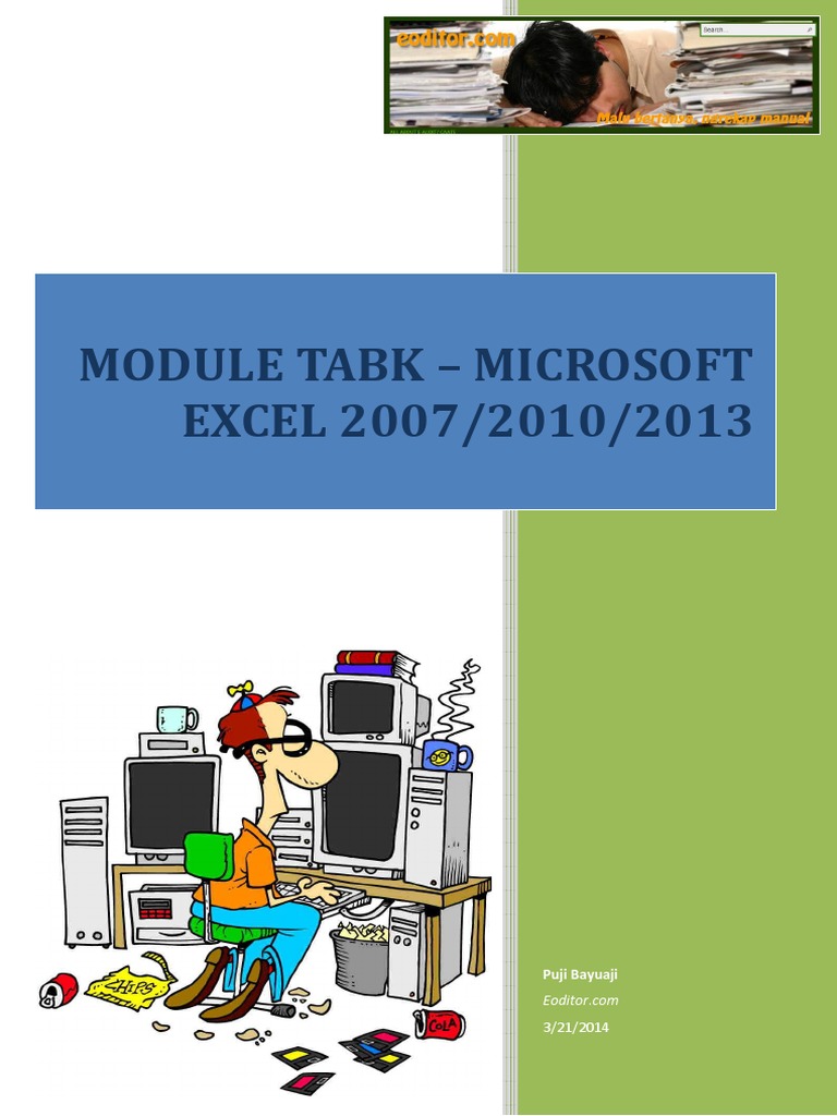 TABK Excel 2007-2010-2013 Rev.05 | PDF