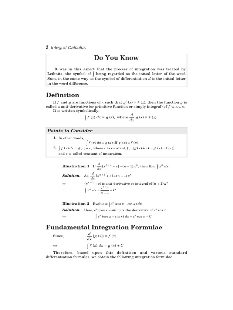 Integral Calculus by Arihant B016 | PDF | Functions And Mappings | Mathematical Relations