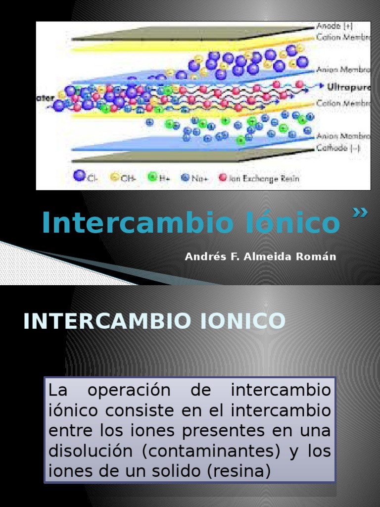 INTERCAMBIO IONICO | Intercambio iónico | Ion