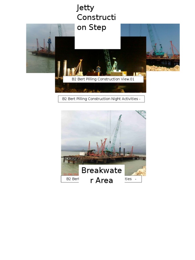 Jetty Construction | PDF