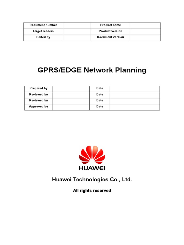 GPRS/EDGE Network Planning Guide | PDF | Computers