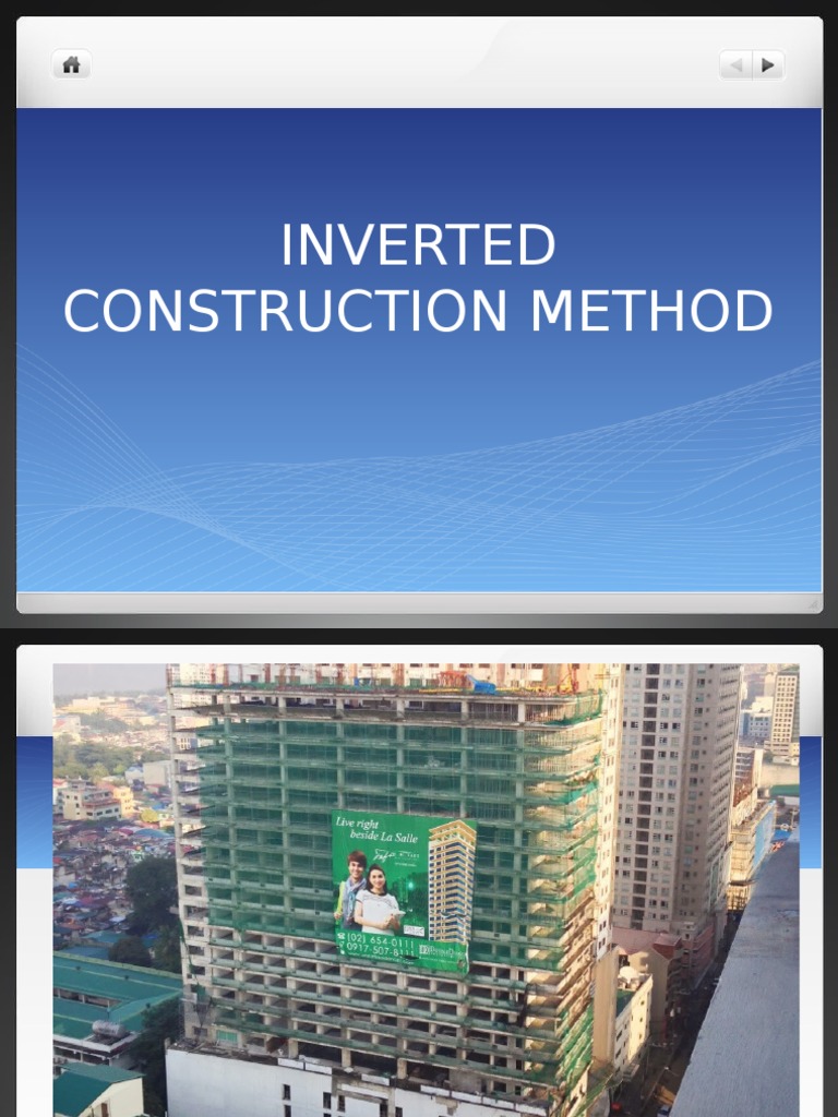 Inverted Construction Method | PDF