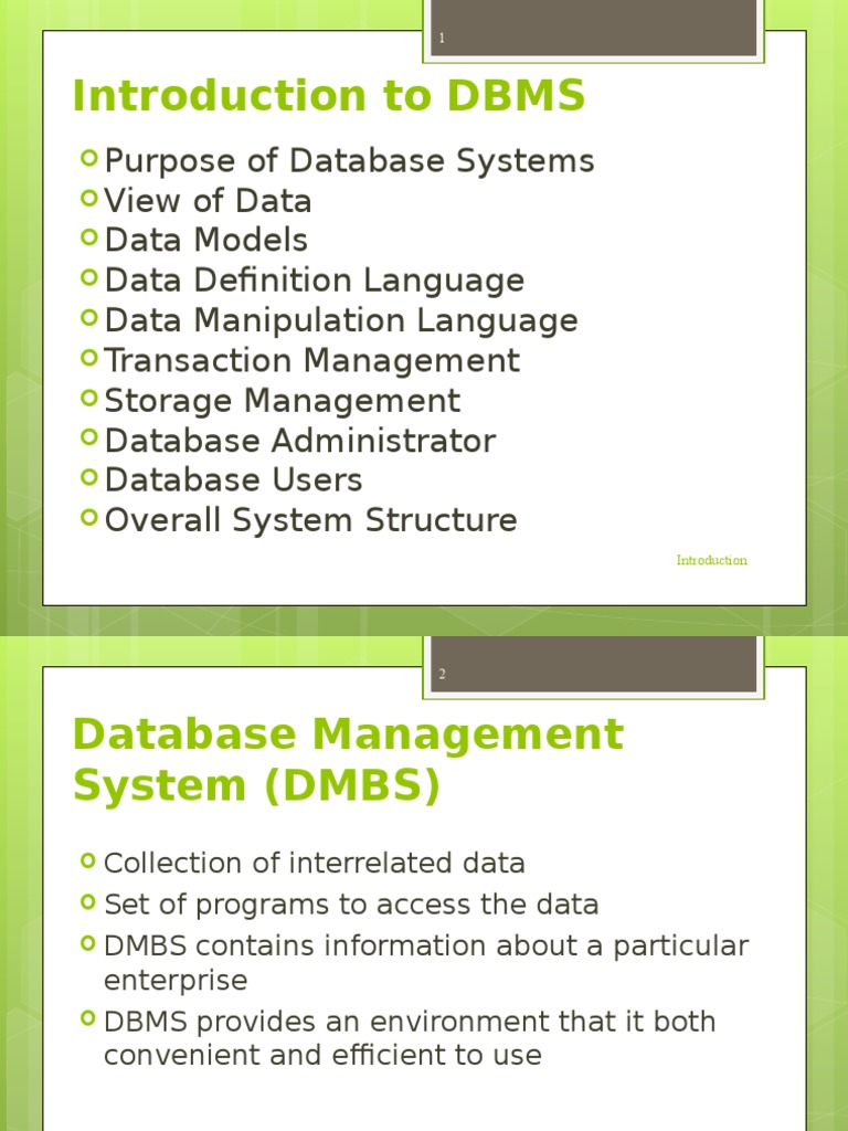 1.2 DBMS | PDF | Databases | Conceptual Model
