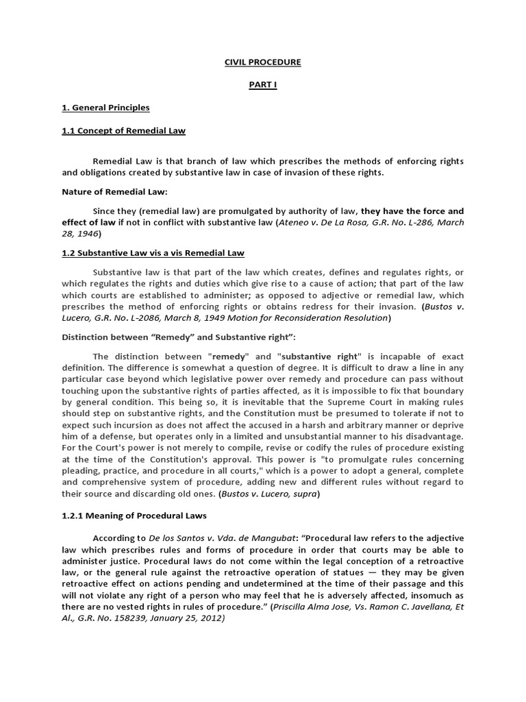 Civil Procedure | PDF | Jurisdiction | Certiorari