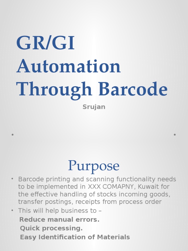 Barcode Project | PDF | Barcode | Radio Frequency Identification