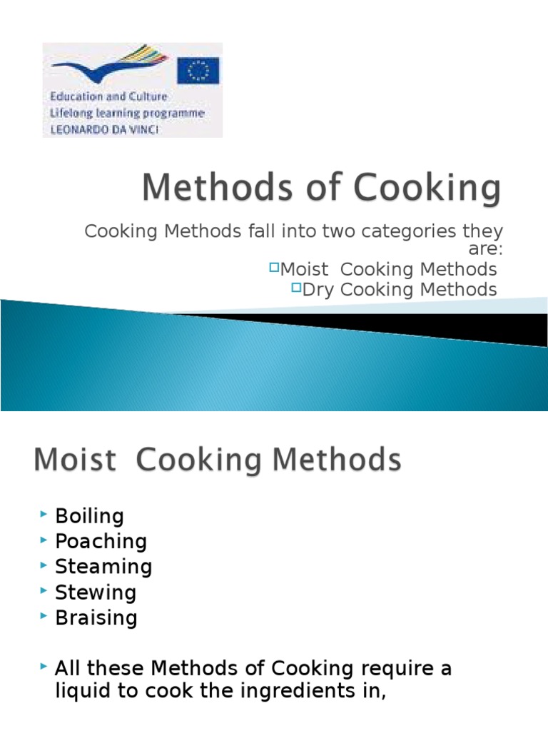 An Overview of Cooking Methods: Moist and Dry Heat Techniques Explained ...