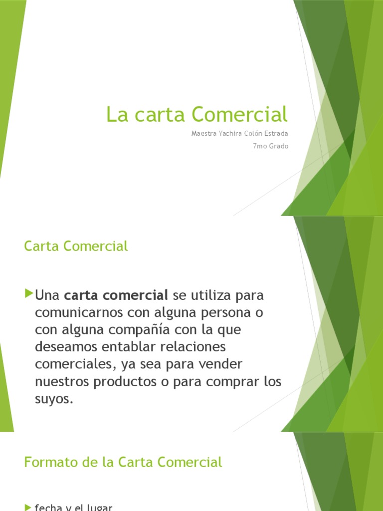 La Carta Comercial | PDF | Crecimiento personal y profesional | Negocios