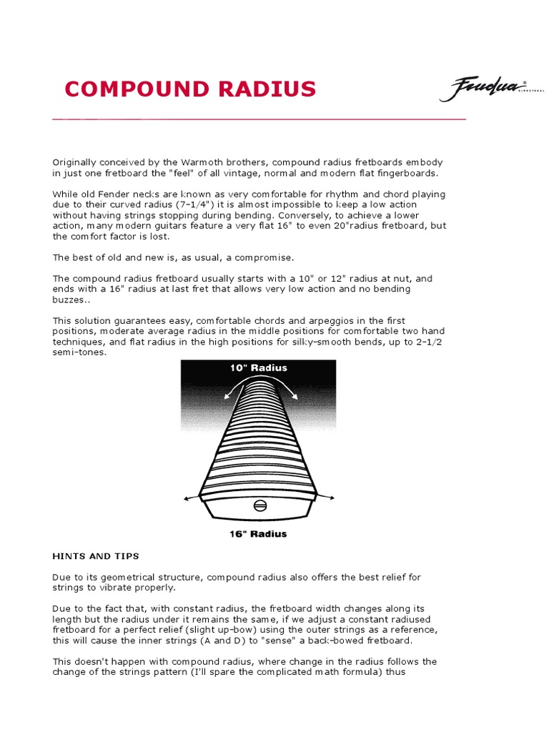 Compound Radius: Hints and Tips | PDF