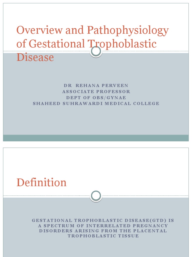 Overview and Pathophysiology of Gestational Trophoblastic Disease ...