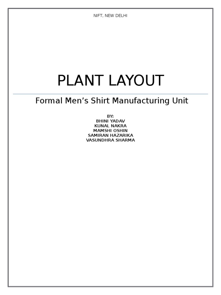 Plant Layout | PDF | Warehouse | Industries