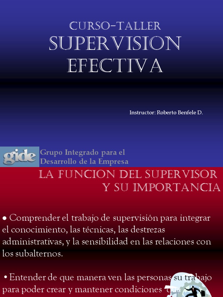 Supervision Efectiva PDF
