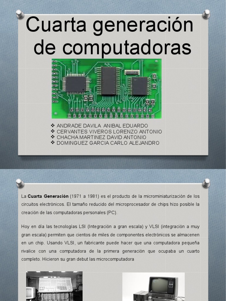 La era de las microcomputadoras: Características y hitos de la cuarta ...