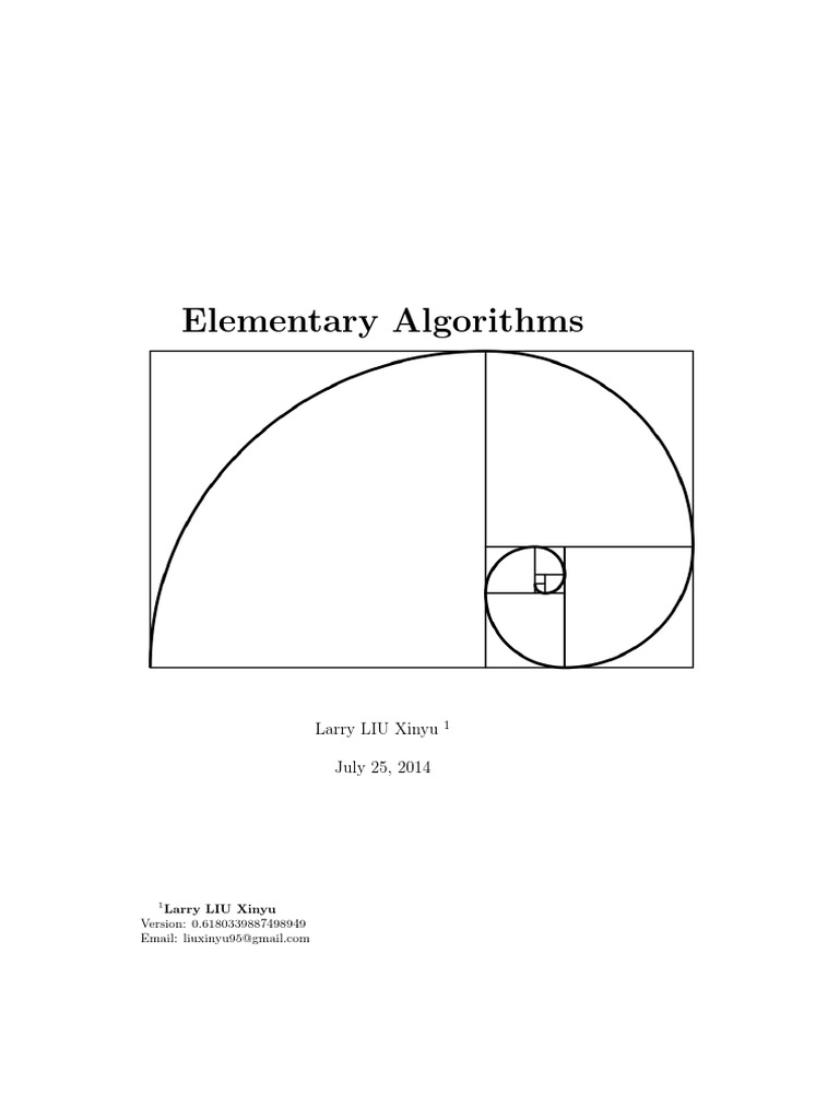 Elementary Algorithms | PDF | Applied Mathematics | Theoretical ...