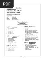DHDA Series Pump Operation Manual | PDF | Pump | Valve