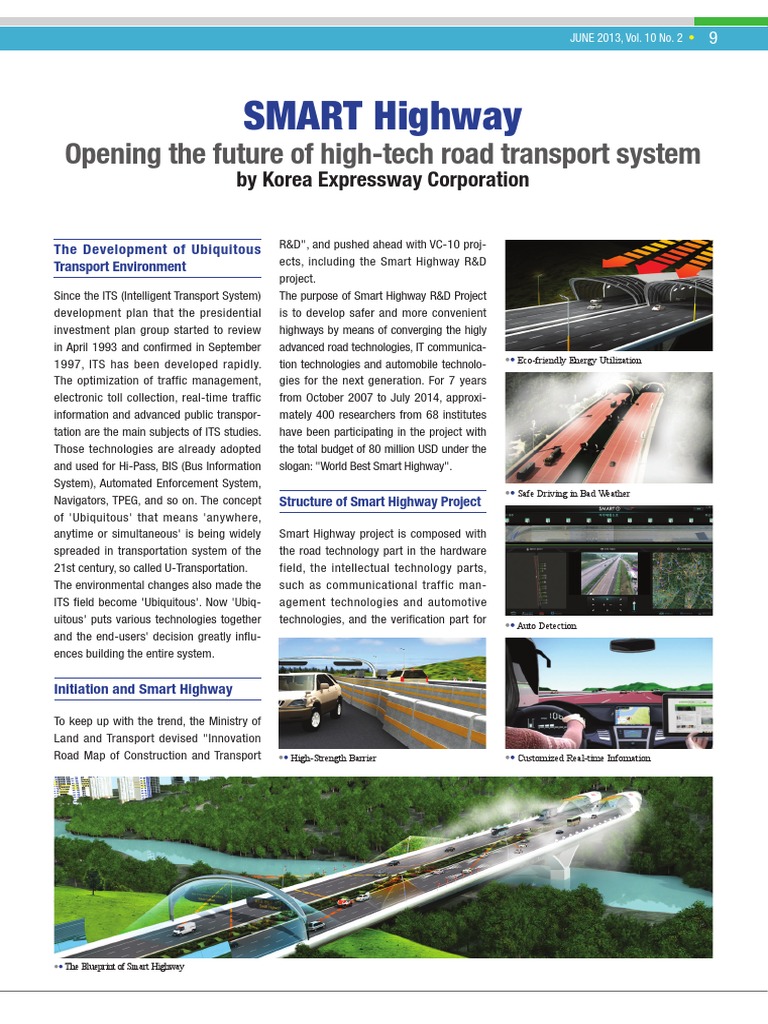 Smart Highway: Opening The Future of High-Tech Road Transport System ...