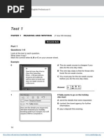 Key English Test - Reading and Writing Part 1-7 - Englishrevealed | PDF