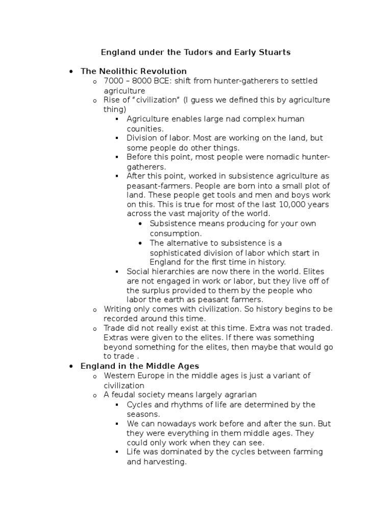 British History Notes 26 January 2015 | PDF | English Civil War ...