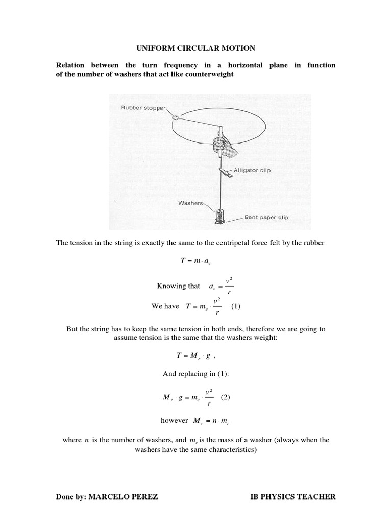 Circular Motion | PDF | Science & Mathematics