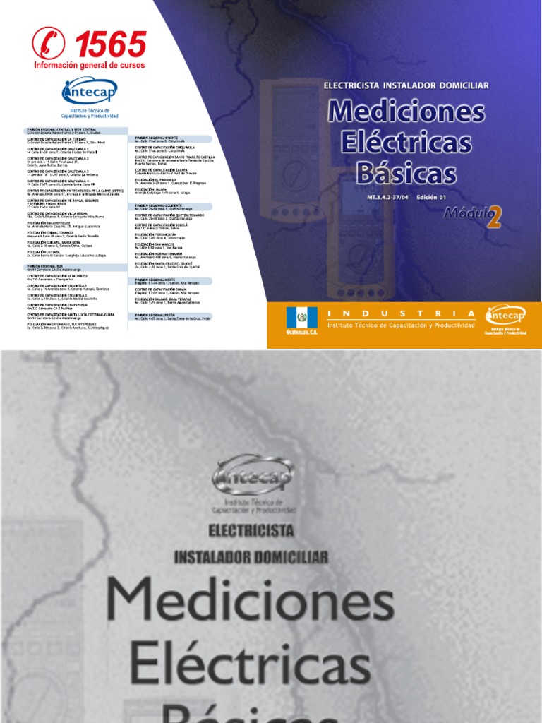 Manual Mediciones Eléctricas Básicas | PDF | Batería (electricidad) | Elementos químicos